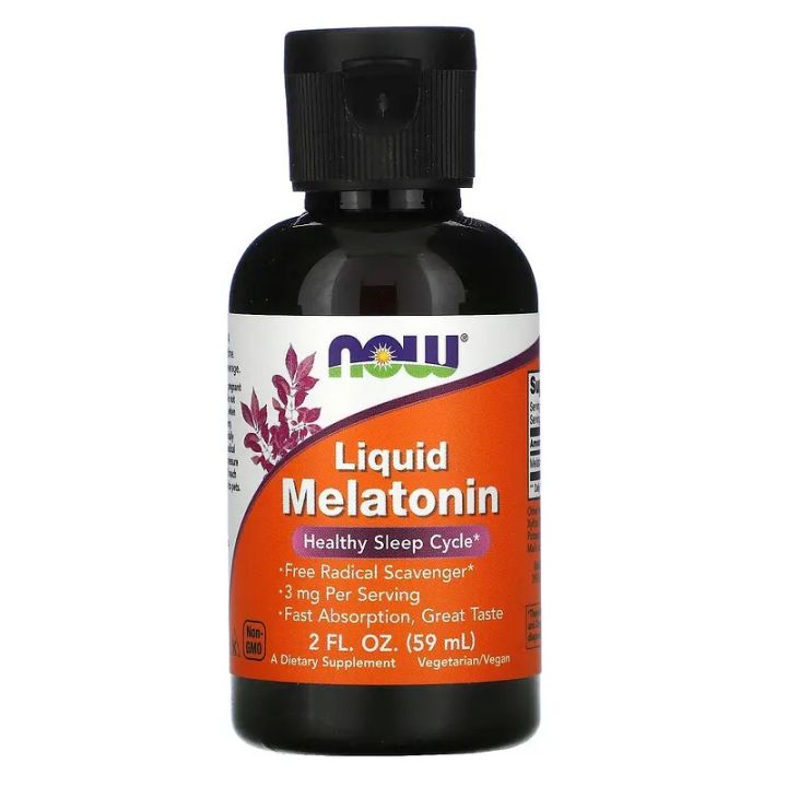 NOW Foods, Liquid Melatonin, 2 fl oz (59 ml) | Lazada PH