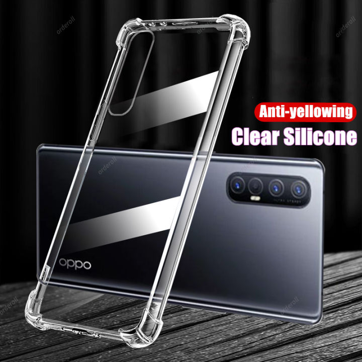 สำหรับ OPPO Reno3 Pro 4G CPH2035 CPH2037 CPH2036ใสเคสเยลลี่ยืดหยุ่นได้ ...