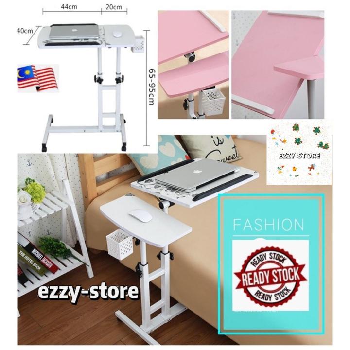 Adjustable Computer Laptop Reading Working Table Desk/Meja komputer ...