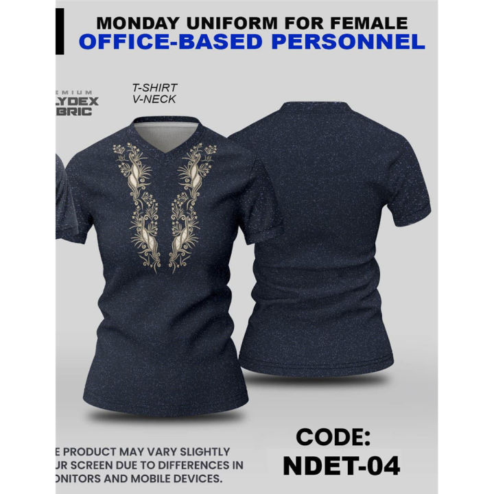 2025 NEW DEPED UNIFORMS MONDAY UNIFORM FOR FEMALE OFFICE-BASED ...