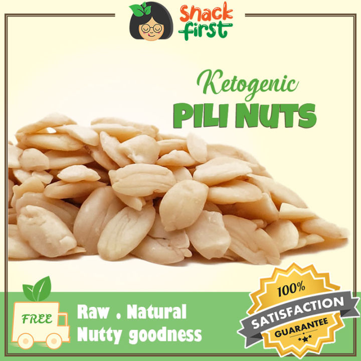 SnackFirst Raw Pili/Kenari Nuts from Indonesia - 200g/1kg (Top ...