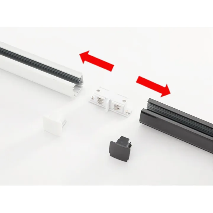 Rail Track Bar Straight Connector (White) | High Quality | LED ...