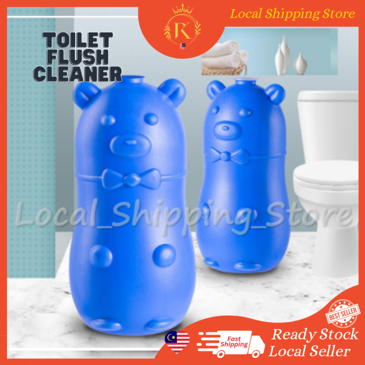 【LOCAL SHIP】Sabun Cuci Toilet Flush Cleaner Blue Grizzly Bear Toilet ...
