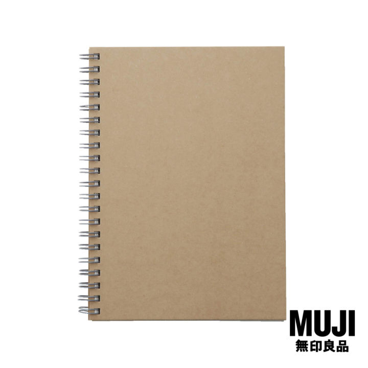 มูจิ สมุดโน้ตสันลวด B6 - MUJI 2ring Plain Notebook | Lazada.co.th