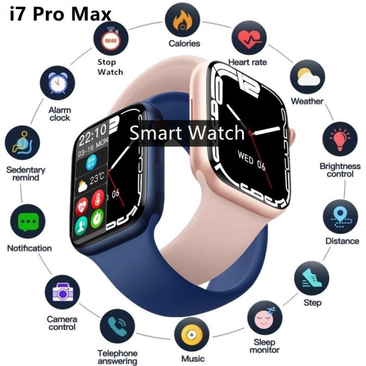 Original i7 Pro Max Smart Watch Series 7 Smart Bluetooth Call Monitor ...