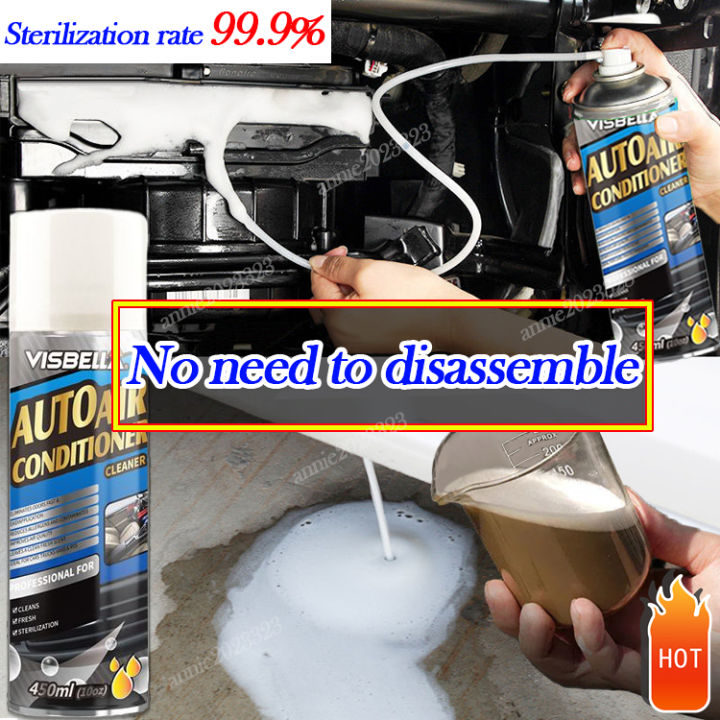 ppoiOdor removalcar aircon cleaner 450ml air conditioner cleaner car ...