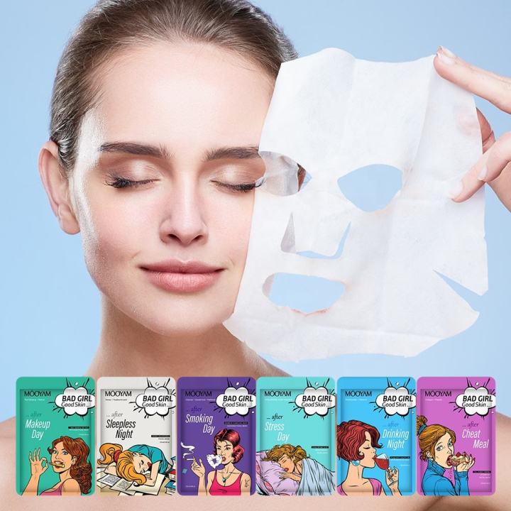 Korean Essence Facial Mask.Niacinamide Whitening Facial Mask. Collagen ...