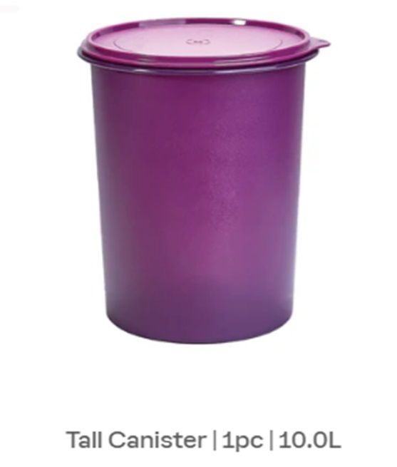 ready stock - 1pc koropok large Tupperware 10L Tall Canister -1pc DARK ...