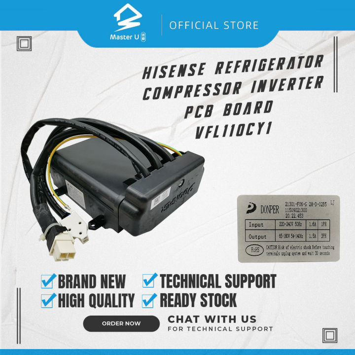 HISENSE REFRIGERATOR COMPRESSOR INVERTER PCB BOARD - VFL110CY1 | Lazada