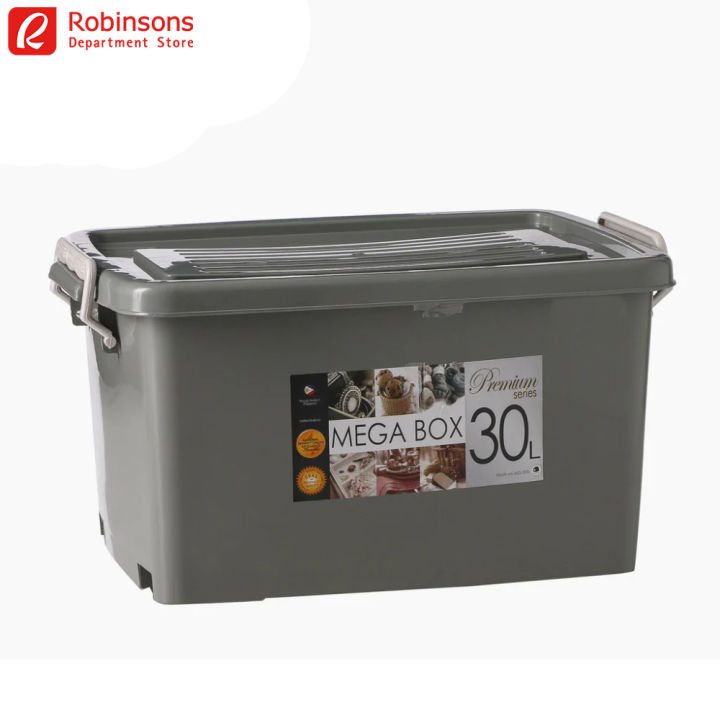 Megabox 30L Storage Box (Gray) 2s | Lazada PH