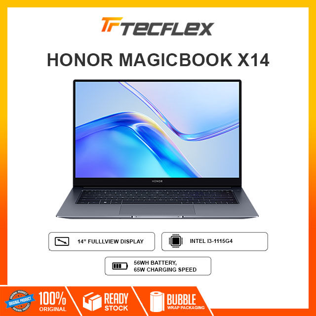 Honor MagicBook X14 INTEL CORE i3-1115G4 Laptop | Lazada