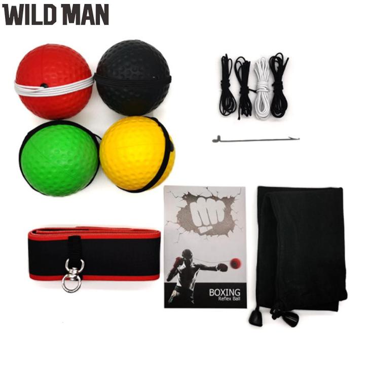 (Ready)Boxing Reflex Ball with Headband Set for Speed Reaction Fitness ...