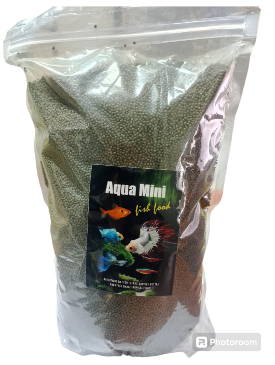 AQUAMASTER MINI FISH FOOD EXTRA SMALL PELLET | Lazada PH