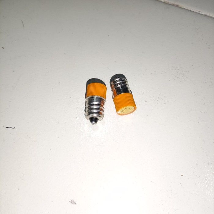 BOHLAM LAMPU INDIKATOR LED PANEL E12 18V KUNING ULIR | Lazada Indonesia