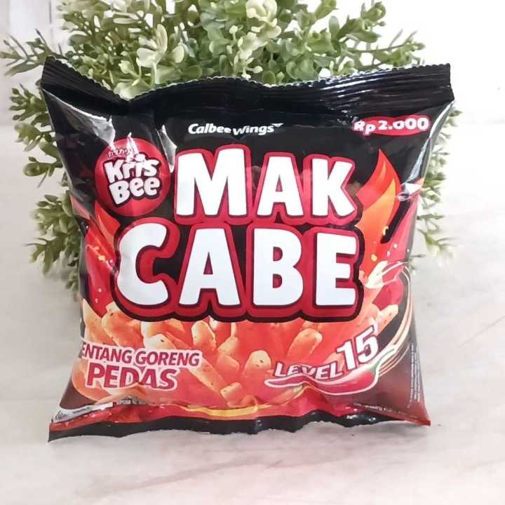 Kris Bee Mak Cabe 20gr Kentang Goreng Pedas | Lazada Indonesia