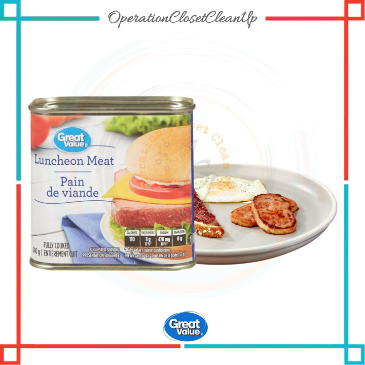 🇨🇦 Great Value Original Luncheon Meat, 340g (Exp: 05.09.2026) | Lazada PH