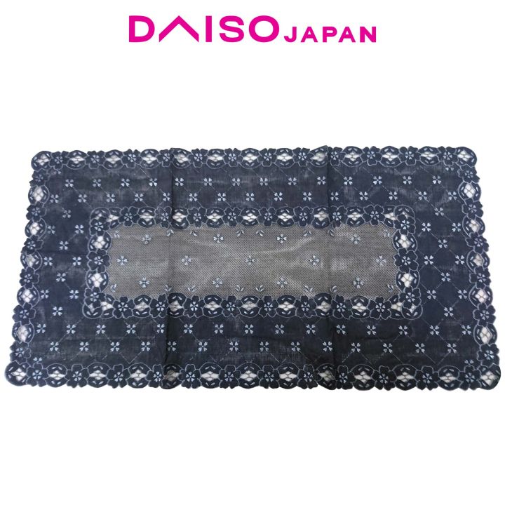 Daiso Large Dark Blue Table Runner Centerpiece | Lazada PH