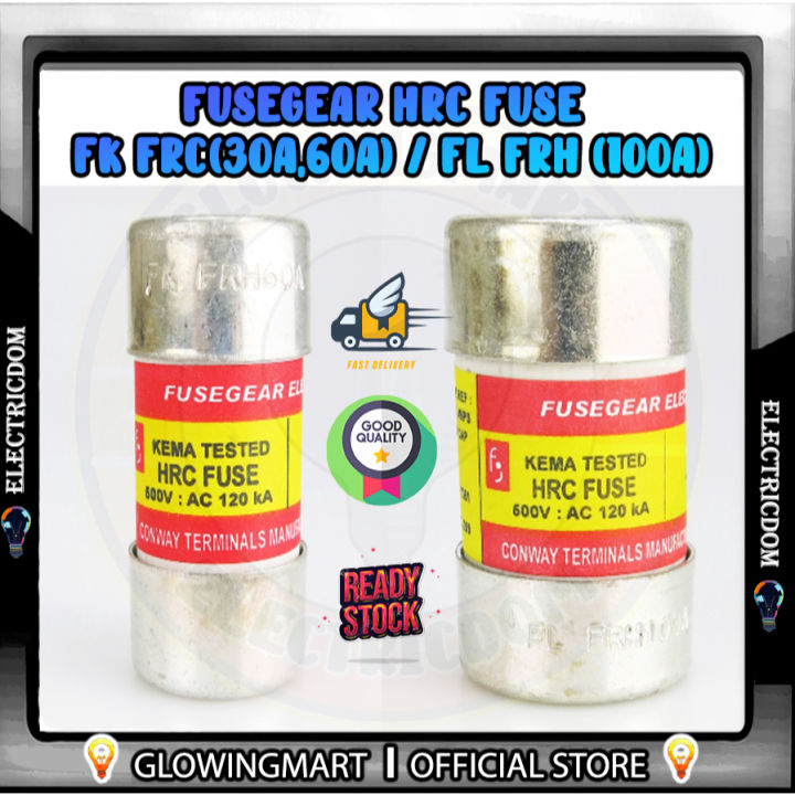 Fusegear [30A, 60A, 100A] FK FRH/FL FRH HRC Fuse Cut Out Fuse ,Fuse Link Cut Out Fuse Made in ...