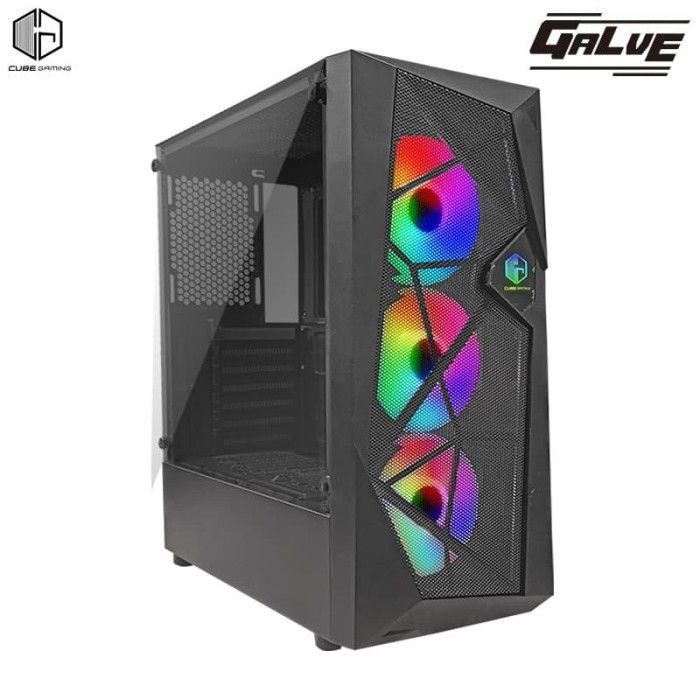 Casing CUBE GAMING GALVE / Casing PC Gaming | Lazada Indonesia