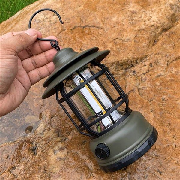 Đèn led cắm trại Camping kiểu cổ điển dùng pin 18650 Hoặc AA | Lazada.vn