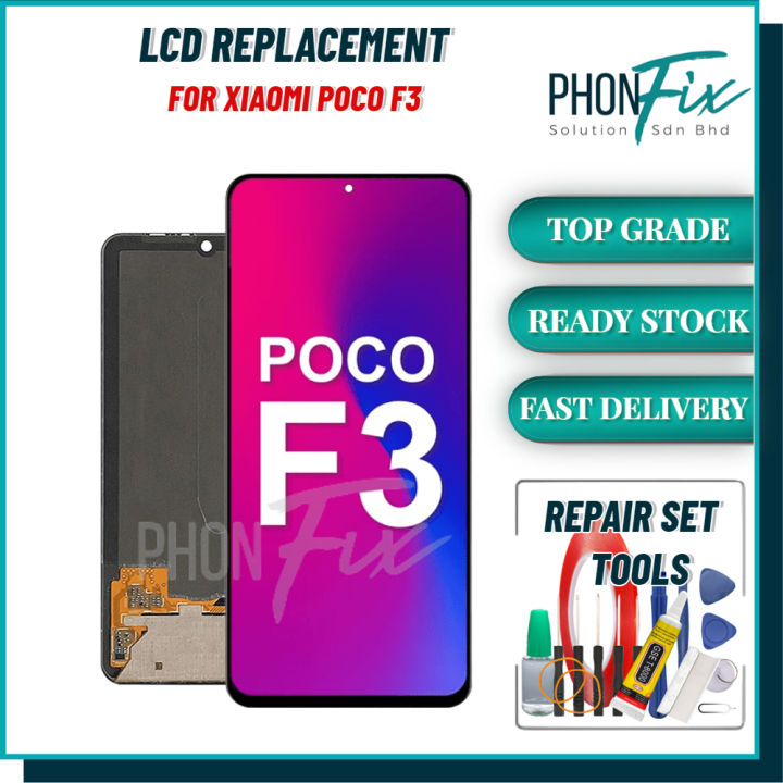 XIAOMI POCO F3 / POCO F3 PRO / REDMI K40 LCD REPLACEMENT PART COMPATIBLE FOR ORIGINAL PHONE ...