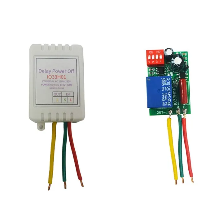 1-480Min Timer Adjustable Disconnect Delay Controller AC 110V 220V ...