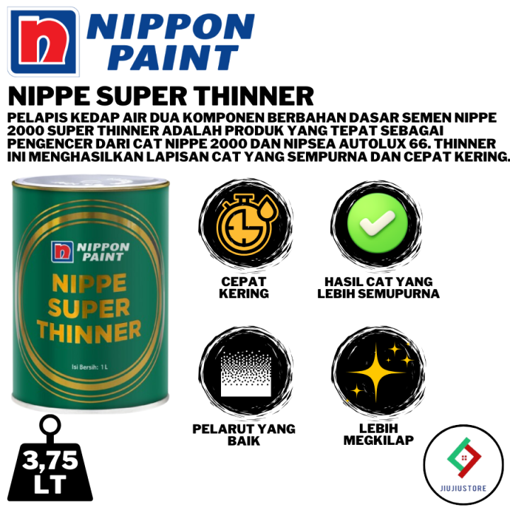 THINER NIPPE 2000 SUPER -3,785L- THINER NIPPE HIJAU BUKAN THINER IMPALA | Lazada Indonesia