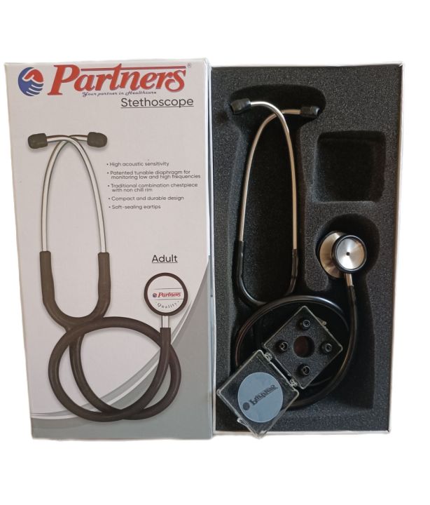 Partners Stethoscope Black Adult | Lazada PH