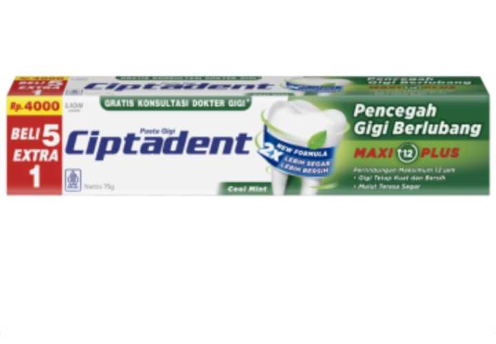 Pasta Gigi Ciptadent 75 gr | Lazada Indonesia