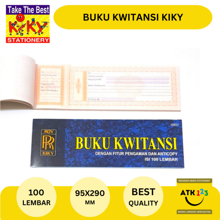 Buku Kwitansi Besar Merk Kiky Secure Isi 100 Lembar | Lazada Indonesia