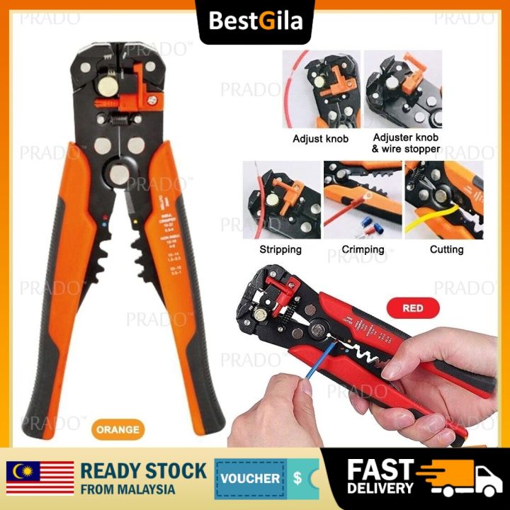 BestGila Malaysia Automatic Cable Stripper Crimper Pliers Hand ...