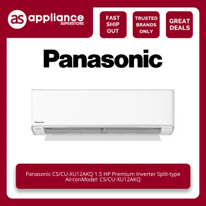 Panasonic CS/CU-XU12AKQ 1.5 HP Premium Inverter Split-type Aircon | Lazada PH
