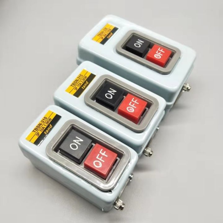 Push Button Power Switch Three Phases Power Control Start Switch AC ...