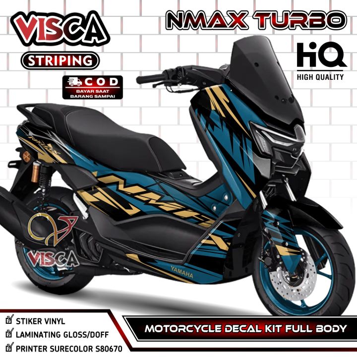 Stiker Striping NMAX Turbo / Neo New 2024 Full Body Variasi GRFS ...