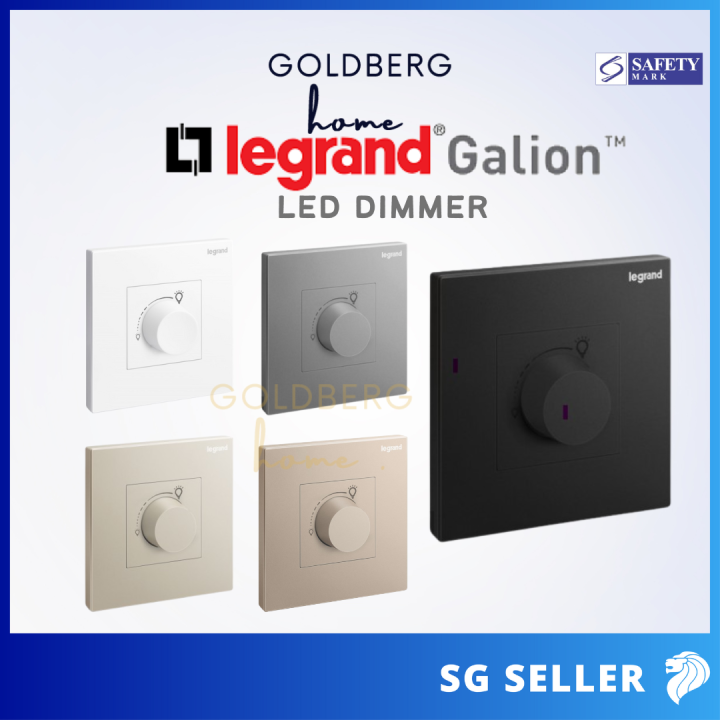 [SG Seller] Legrand Galion Dimmer for Lights - Rotary and LED - White ...