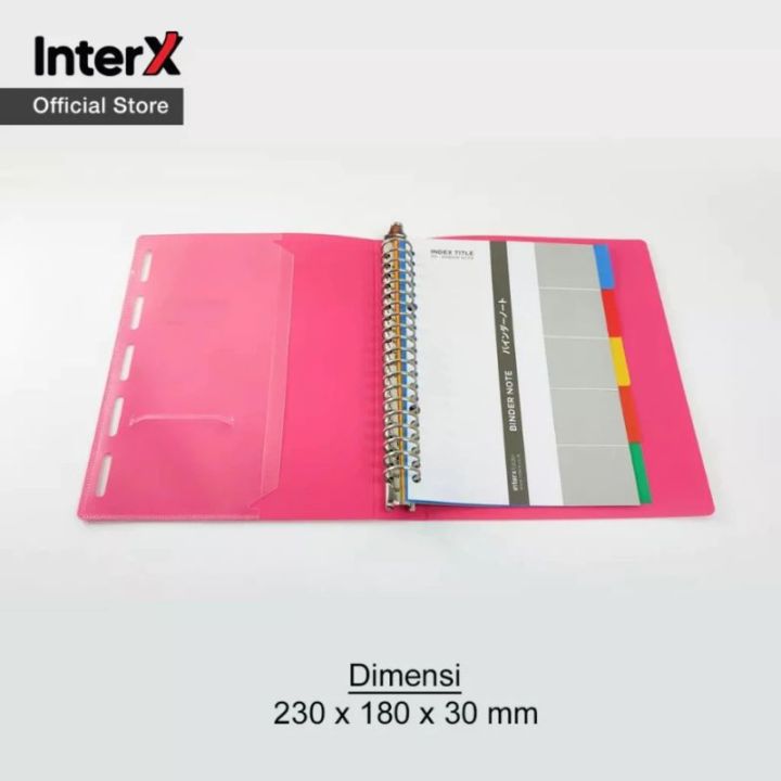 JFG STATIONERY Map Binder Note A5 InterX Pastel | Lazada Indonesia