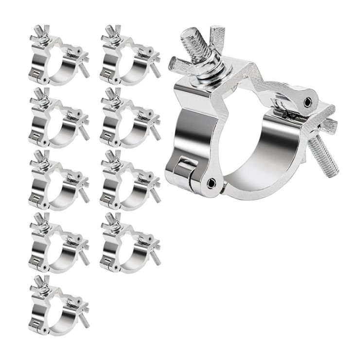 10 Pcs Truss Lighting Clamps, 2" Aluminum Alloy DJ Light Clamp for ...