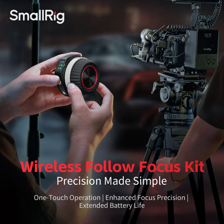 SmallRig Wireless Follow Focus Kit Wireless Receiver Motor Handwheel ...