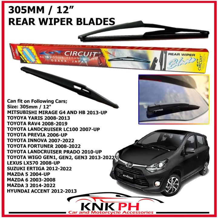 2024 TOYOTA WIGO GEN1, GEN2, GEN3 2013-2022 CRW-305-A CIRCUIT GRAPHITE ...