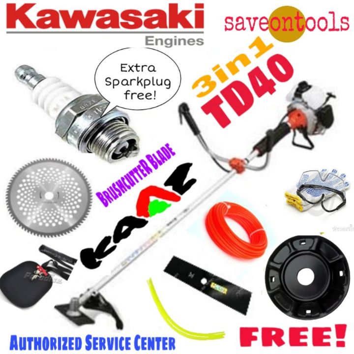 TD40 KAAZ 3 Function Grasscutter, Brushcutter and Line trimmer Warranty ...