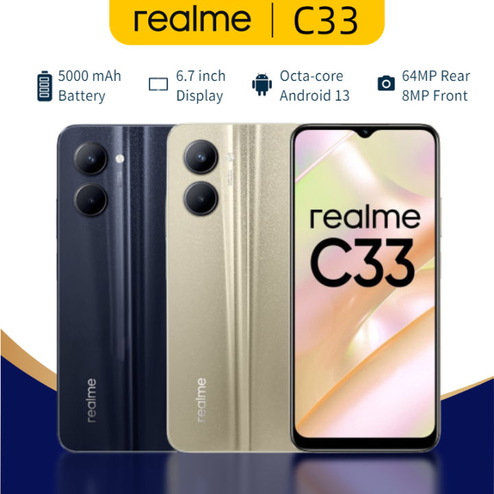 realme c33 smartphoen 16+512GB 6.5Inch hd full screen 24+48MP camera ...