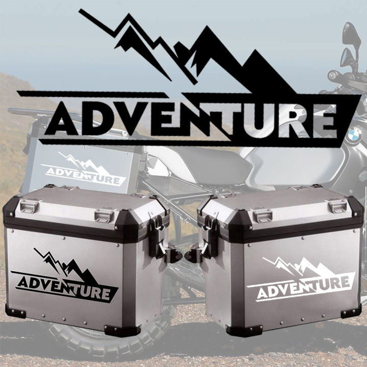 Adventure Motorcycle Stickers Motorcycle Luggage Side Tail Top Aluminum ...
