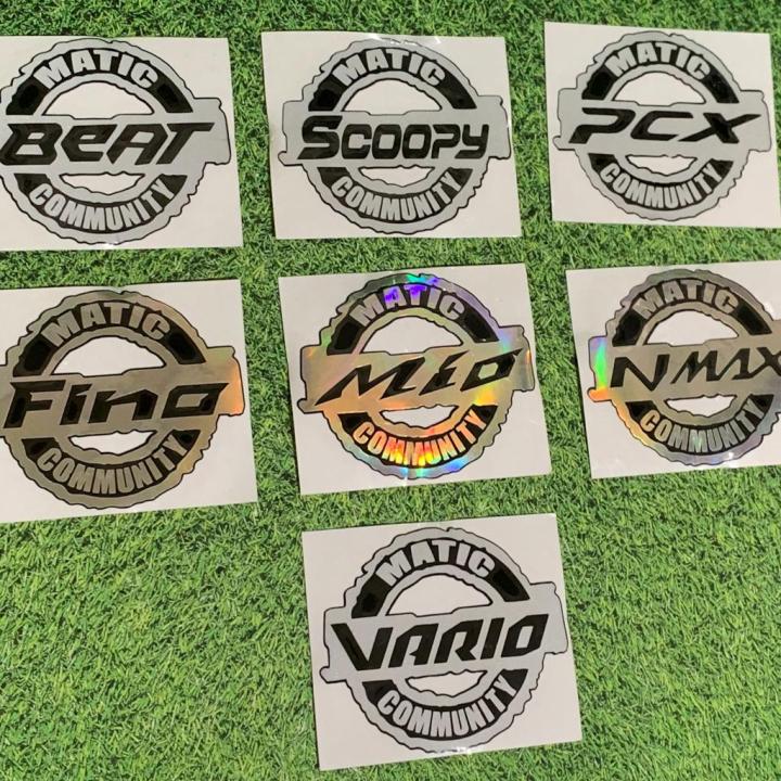 Sticker Motor Matic Community Cutting Sticker | Lazada Indonesia