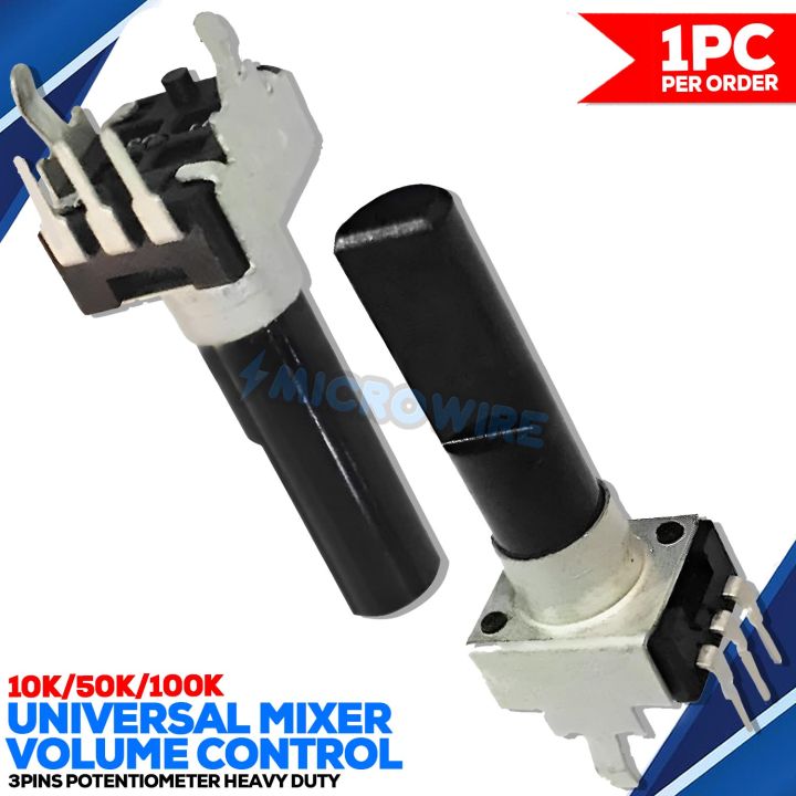 Universal Mixer Volume Control 10K 50K 100K 3 PINS Potentiometer ...