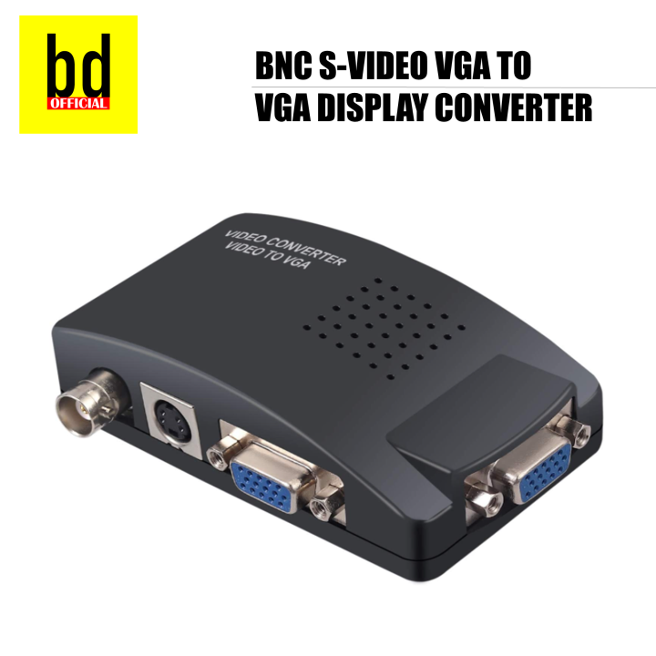 BNC to VGA S-Video , AV to VGA , VGA to AV Converter CCTV Camera Laptop ...