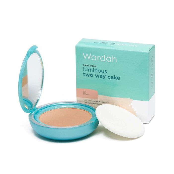 Wardah Everyday Luminous TWC 14 gr Two Way Cake Tersedia 4 warna (01 ...