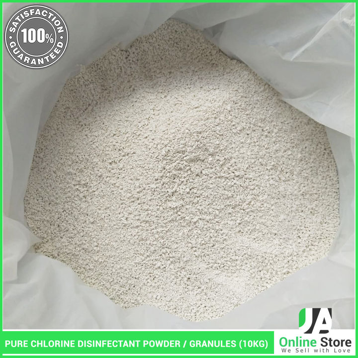 Pure Chlorine Disinfectant Powder / Granules (10kg) by J&A Online Store ...