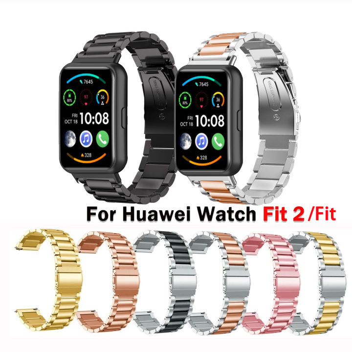 Stainless Steel Band Strap Suitable For Huawei Watch Fit Fit se Fit new ...