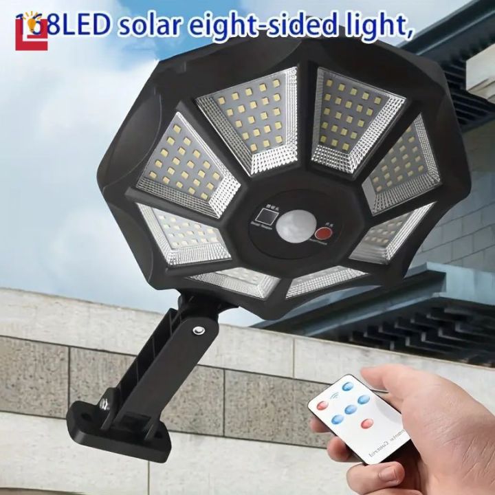 YONUO Đèn Đường Cảm ứng hồng ngoại tấm năng lượng mặt trời ngoài trời đèn LED Wick đèn đường ...