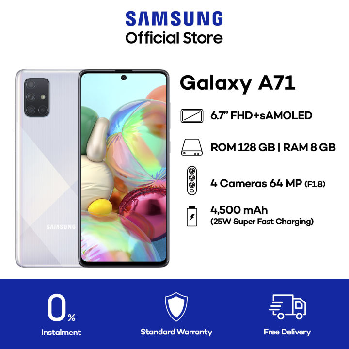 Samsung Galaxy A71 (A715) (Prism Crush Black / Prism Crush Blue/ Prism ...